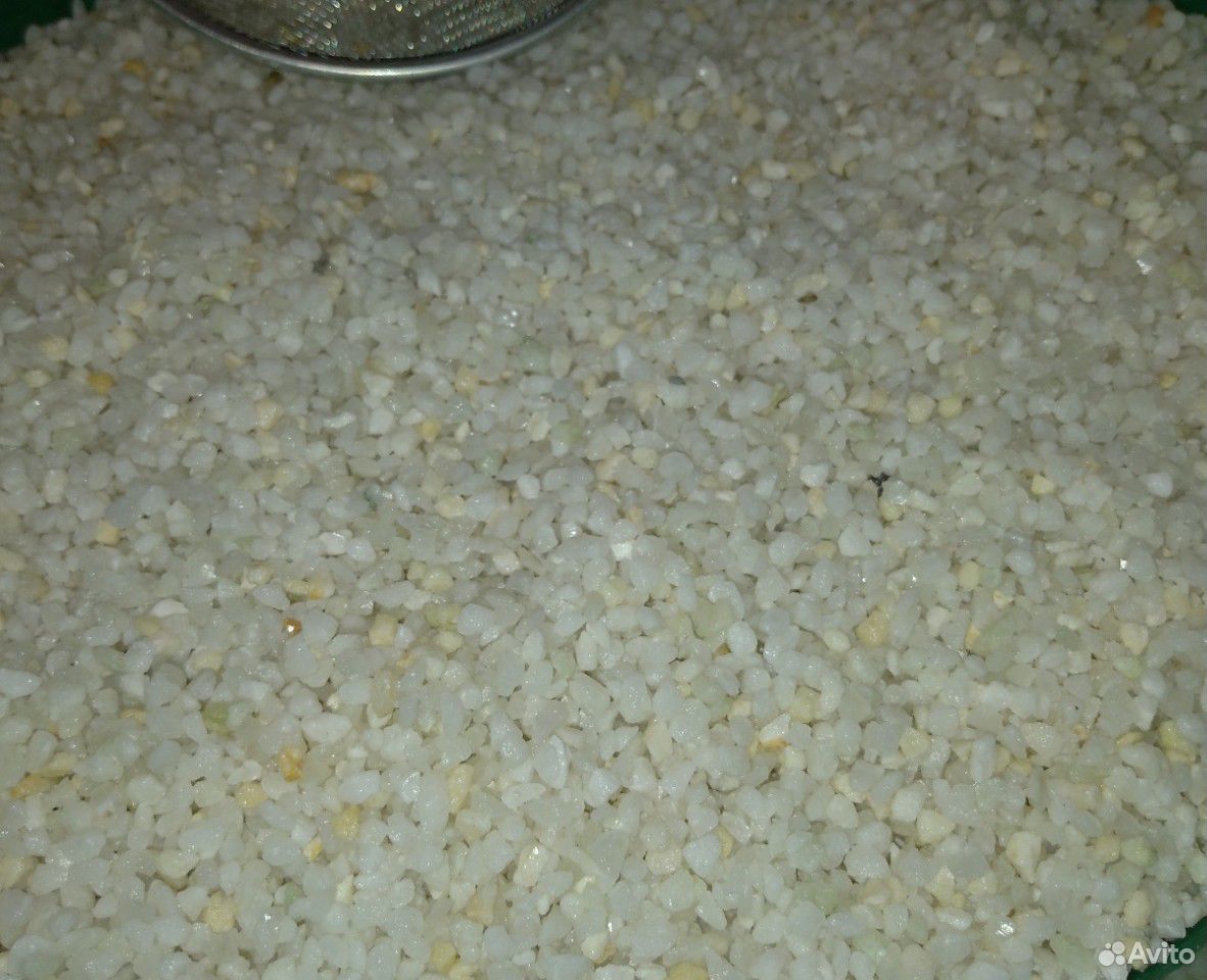 Грунт белый мрамор для аквариума