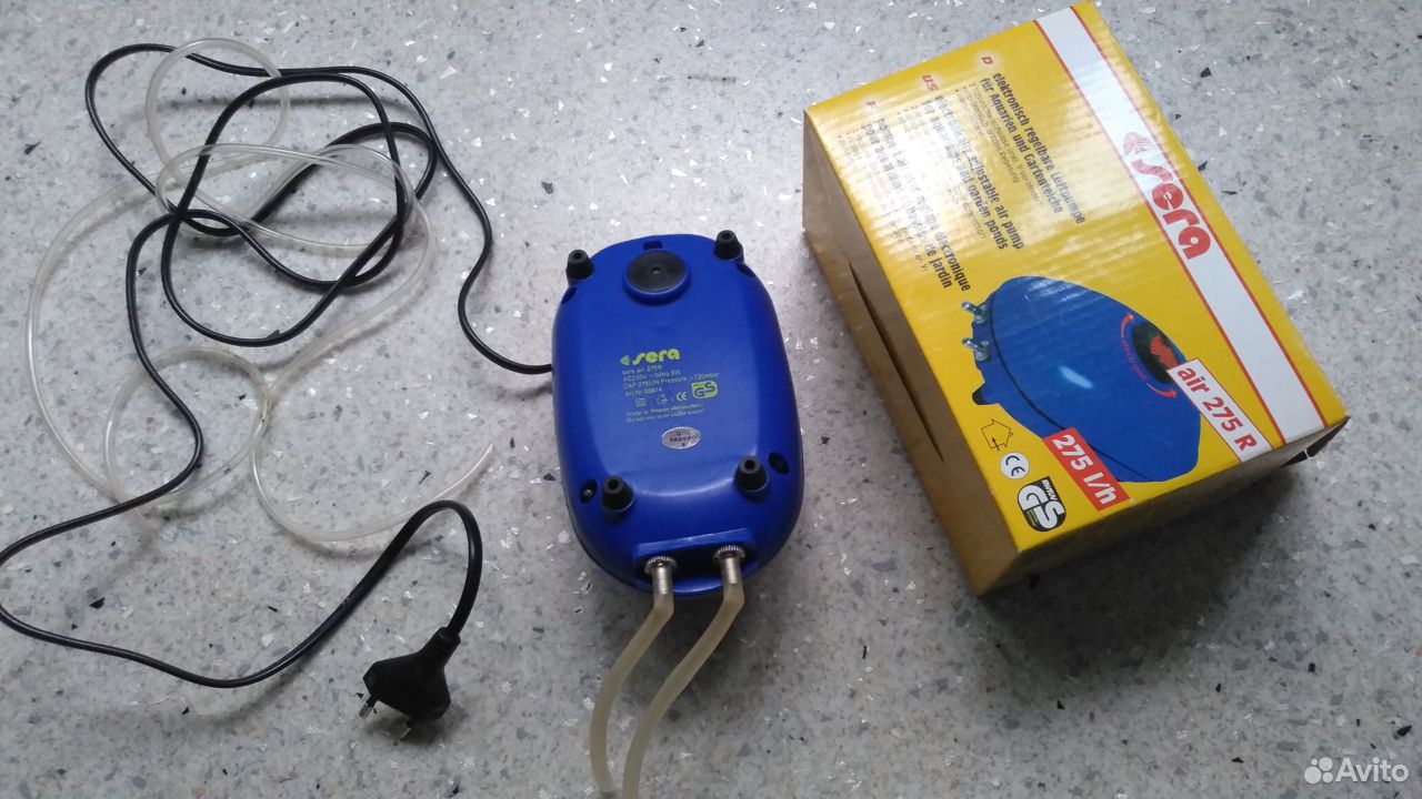 Компрессор для аквариума и сада sera 275r. Германи