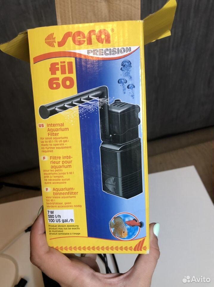 Фильтр Sera для аквариума 60 л