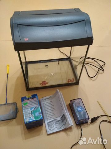 Аквариум 30 литров Тетра Б/У + компрессор