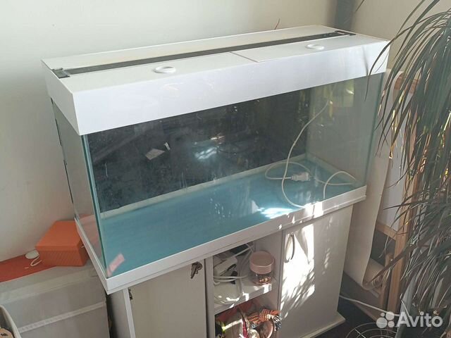 Аквариум 200л. с тумбой, внешними фильтрами tetra