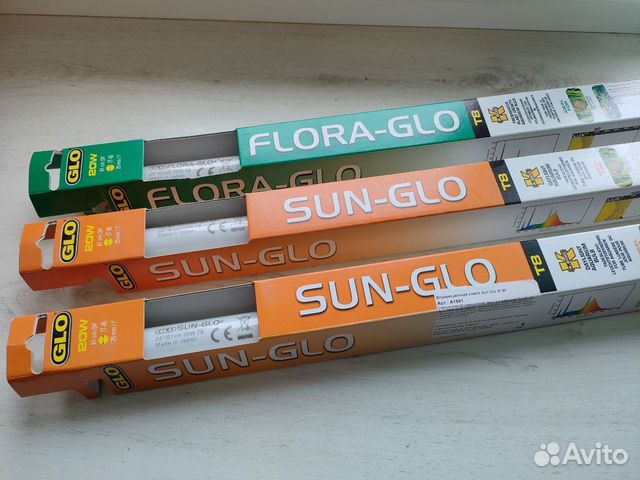 Лампа Hagen Flora GLO и Sun GLO T8 20Вт 61 см