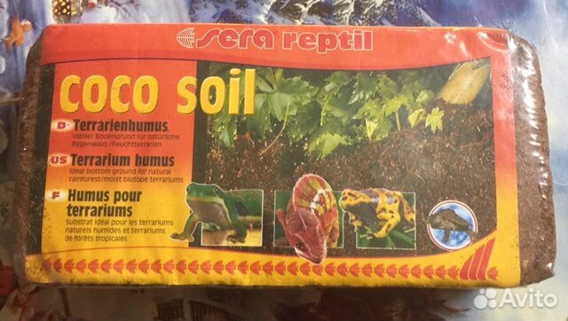 Грунт для террариума Sera "Reptil Coco Soil", 8 л